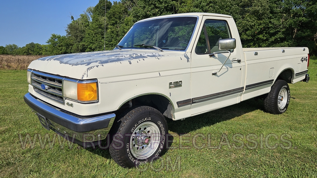 1991 91 F150 4x4 Lariat Long Bed 302 5.0l White